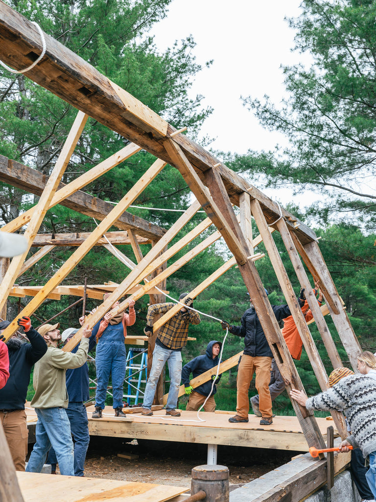 Raising the Old Jordan House – Mortise & Tenon Magazine