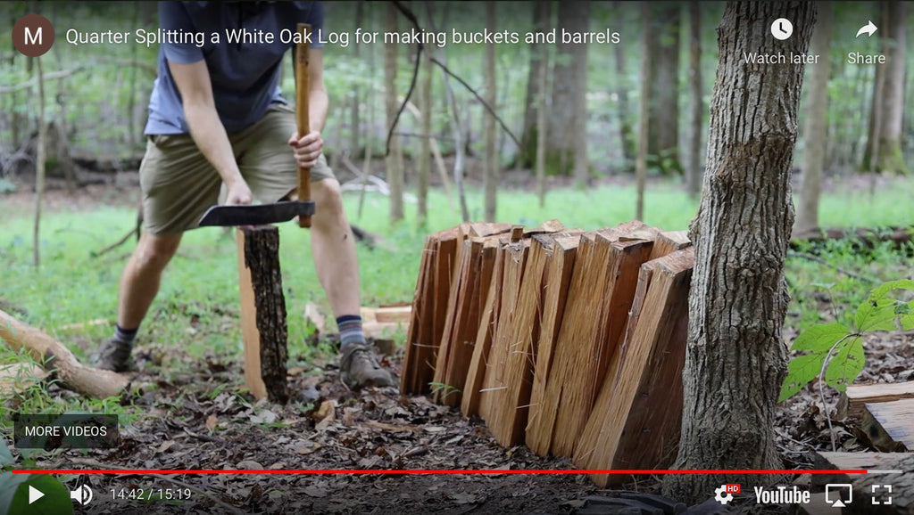 Two Excellent Riving Videos – Mortise & Tenon Magazine