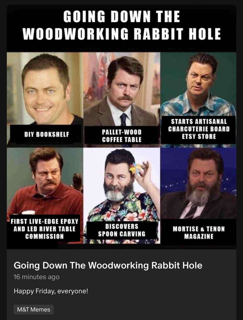 Going Down The Woodworking Rabbit Hole – Mortise & Tenon Magazine