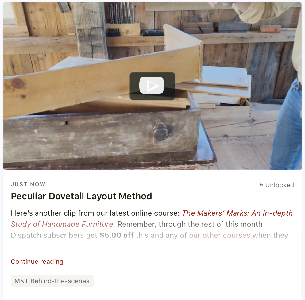 Peculiar Dovetail Layout Method – Mortise & Tenon Magazine