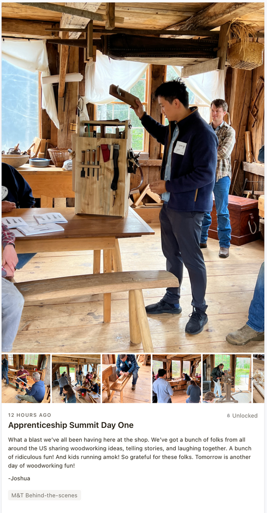Apprenticeship Summit Day One – Mortise & Tenon Magazine