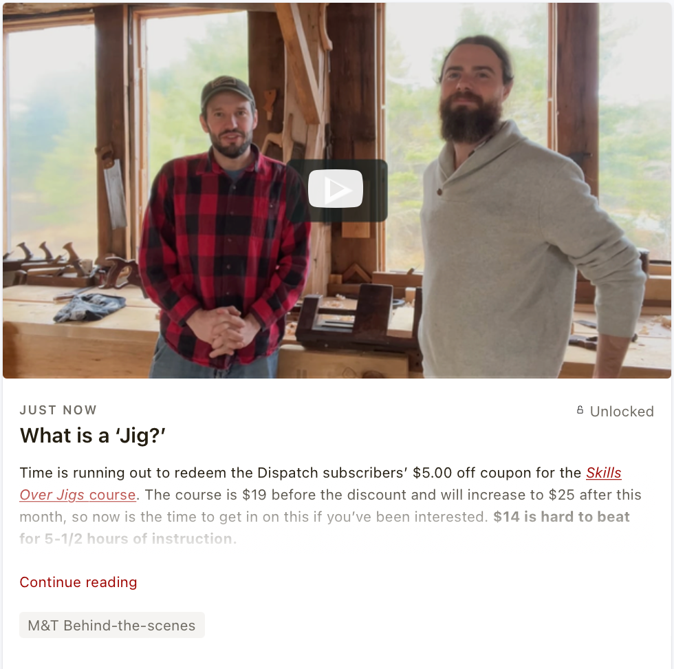 What is a ‘Jig?’ – Mortise & Tenon Magazine