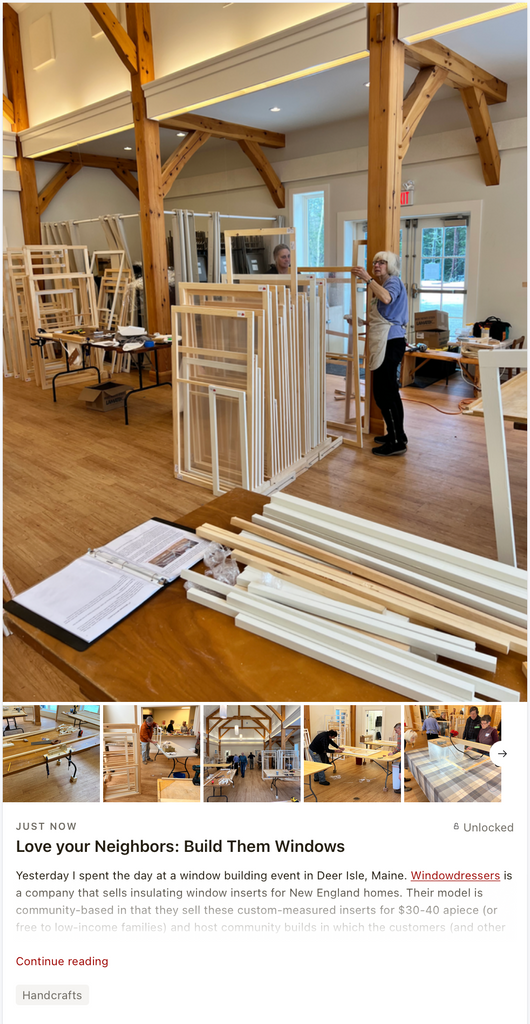 Love your Neighbors: Build Them Windows – Mortise & Tenon Magazine