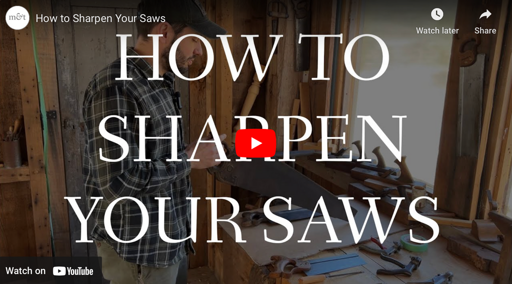 How to Sharpen Your Saws – Mortise & Tenon Magazine