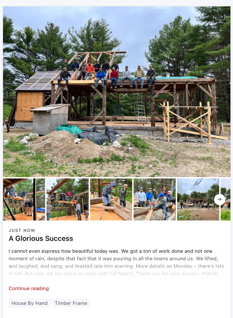 A Glorious Success – Mortise & Tenon Magazine