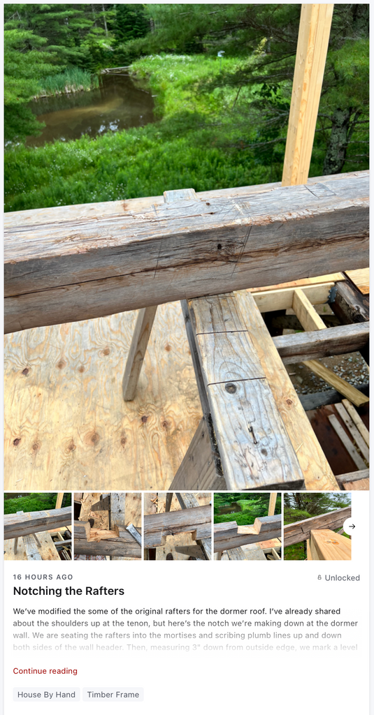 Notching the Rafters – Mortise & Tenon Magazine