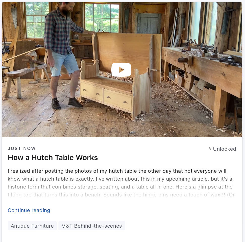 How a Hutch Table Works – Mortise & Tenon Magazine