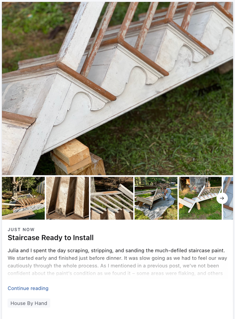 Staircase Ready to Install – Mortise & Tenon Magazine